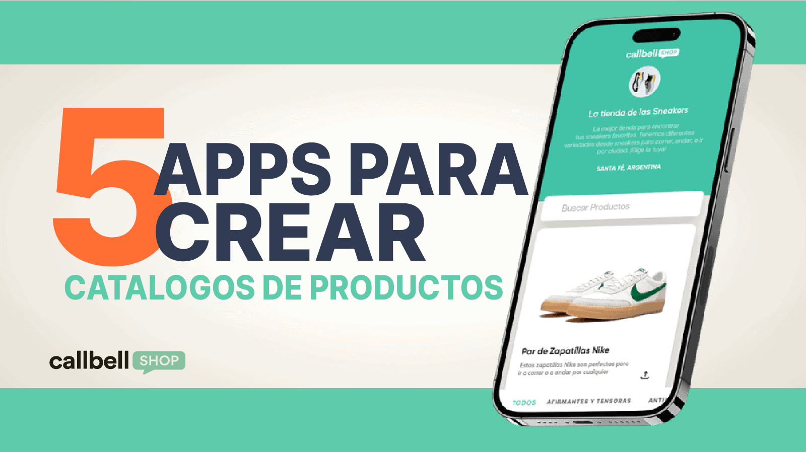 5 App para crear catálogos de productos - Callbell Shop